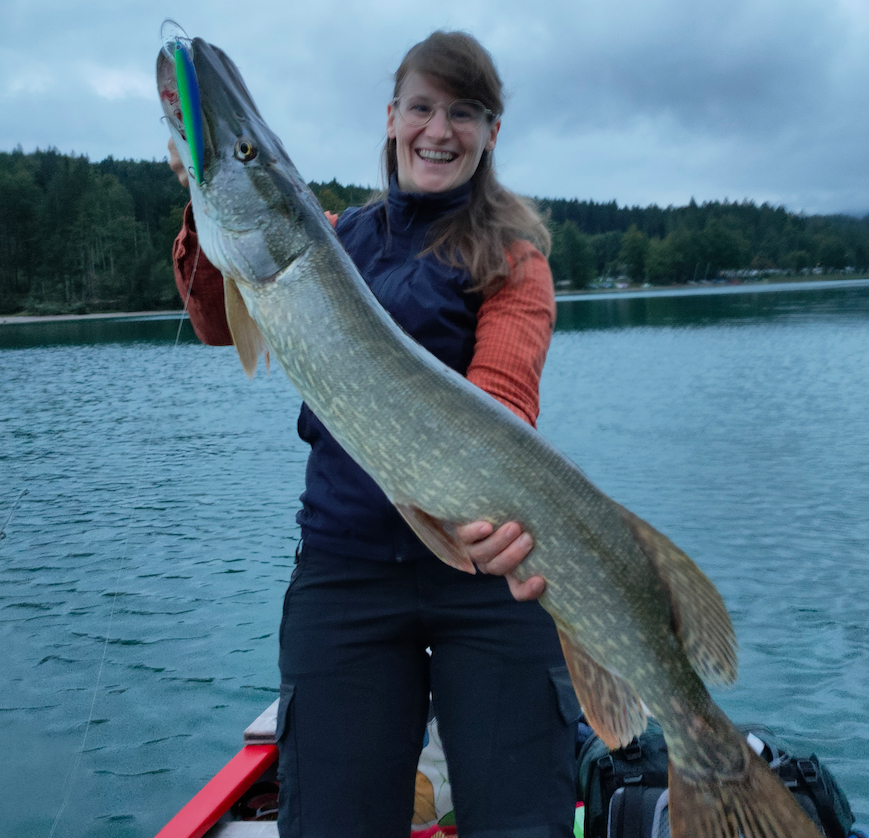 Riesen-Hecht im Deutschland-Urlaub: "Erster so großer Fisch"