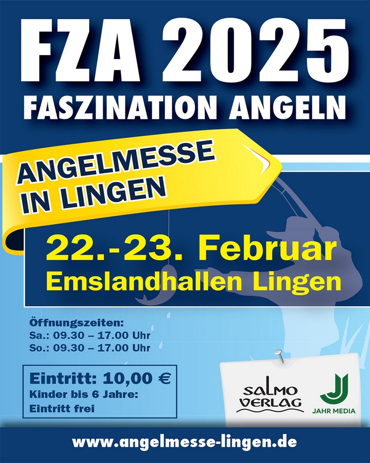 Faszination Angeln in Lingen vom 22. – 23. Februar 2025 - BLINKER