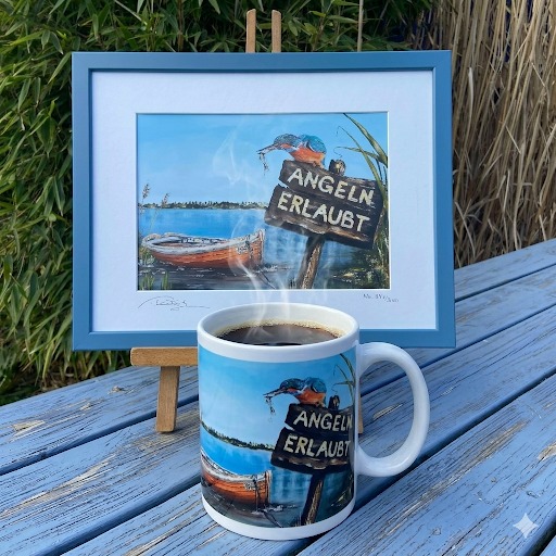 Eisvogel-Kunst von Thomas Kubitz: Profi ohne Angelschein - BLINKER